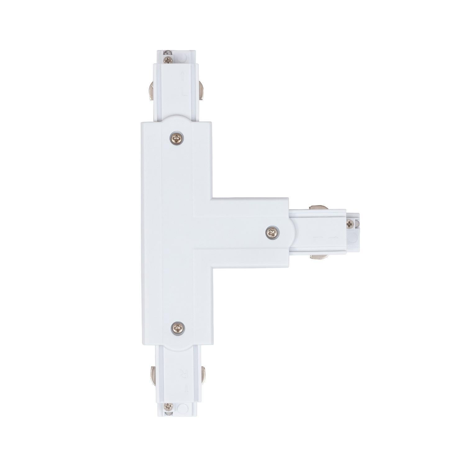 Conector Right Side Tipo T para Carril Trifásico, Blanco, PC PC | Leroy ...
