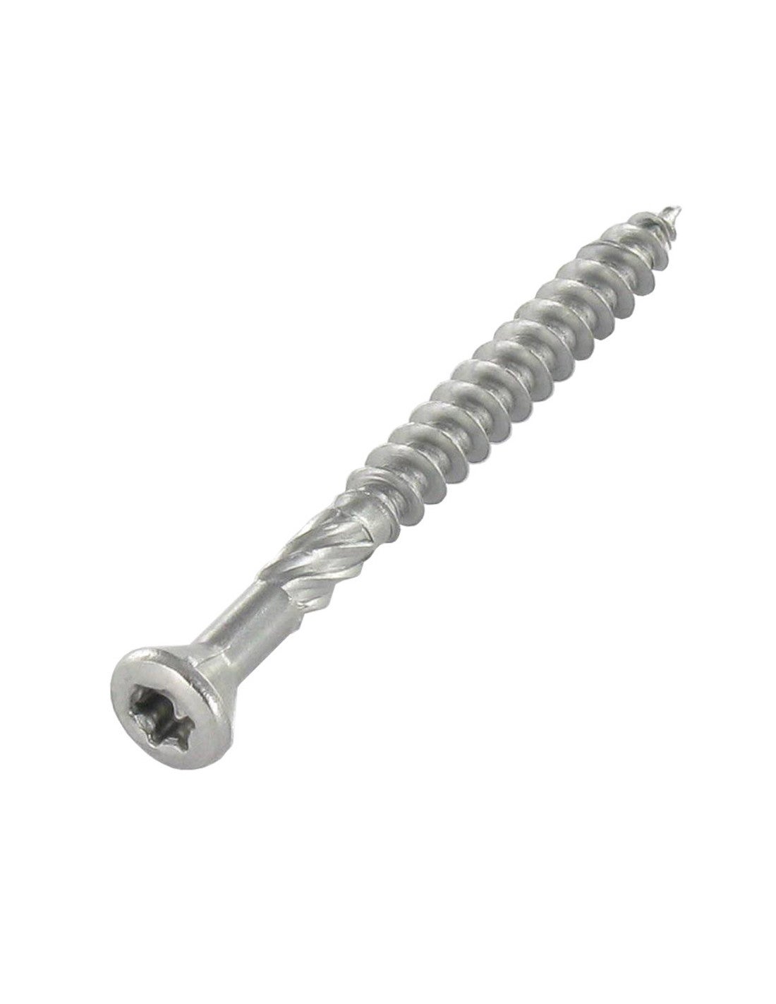 Vis DECK Tête fraisée bombée TFB TORX T25 5X80 Pointe antifendage cut ...