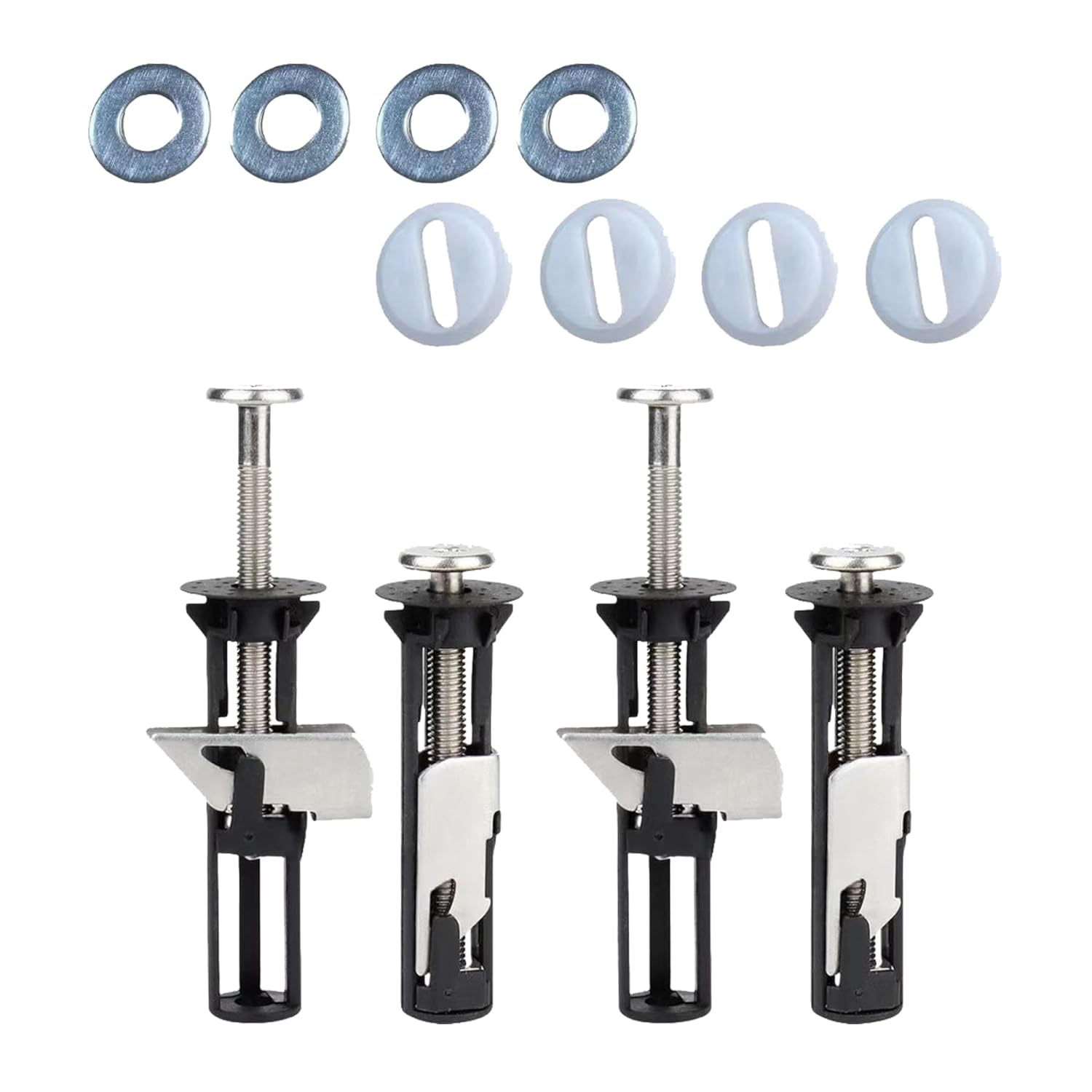 Lot de 4 boulons de fixation pour abattant de toilette, fixation ...