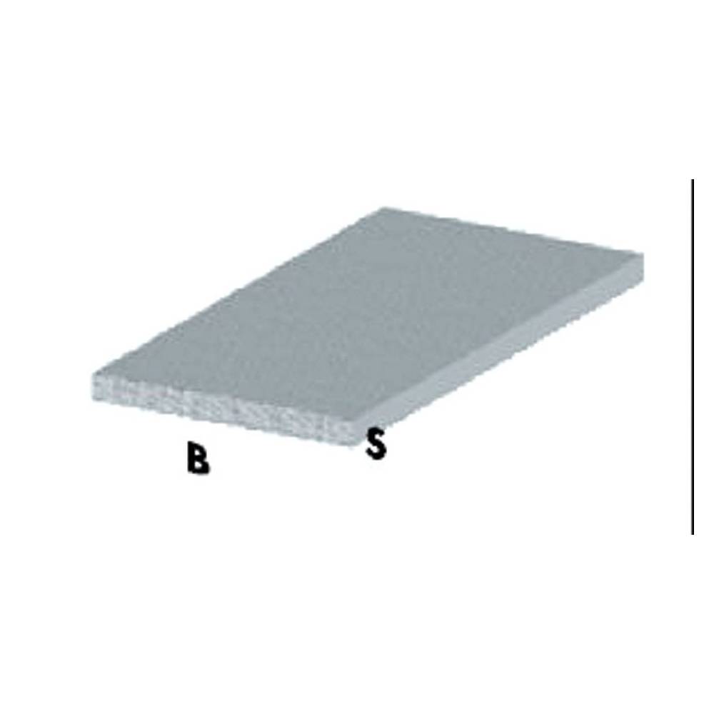 Paquete de 5 Perfiles de Aluminio Plata 100 cm Ancho 15x2 mm | Leroy Merlin