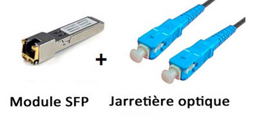 CONECTICPLUS Kit module MiniGBIC SFP fibre + câble pour FREEBOX V5 / V6 ...