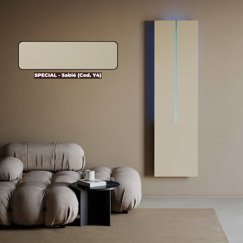 Radiateur design électrique connecté 750W sable ORIGIN - IRSAP | Bricoman