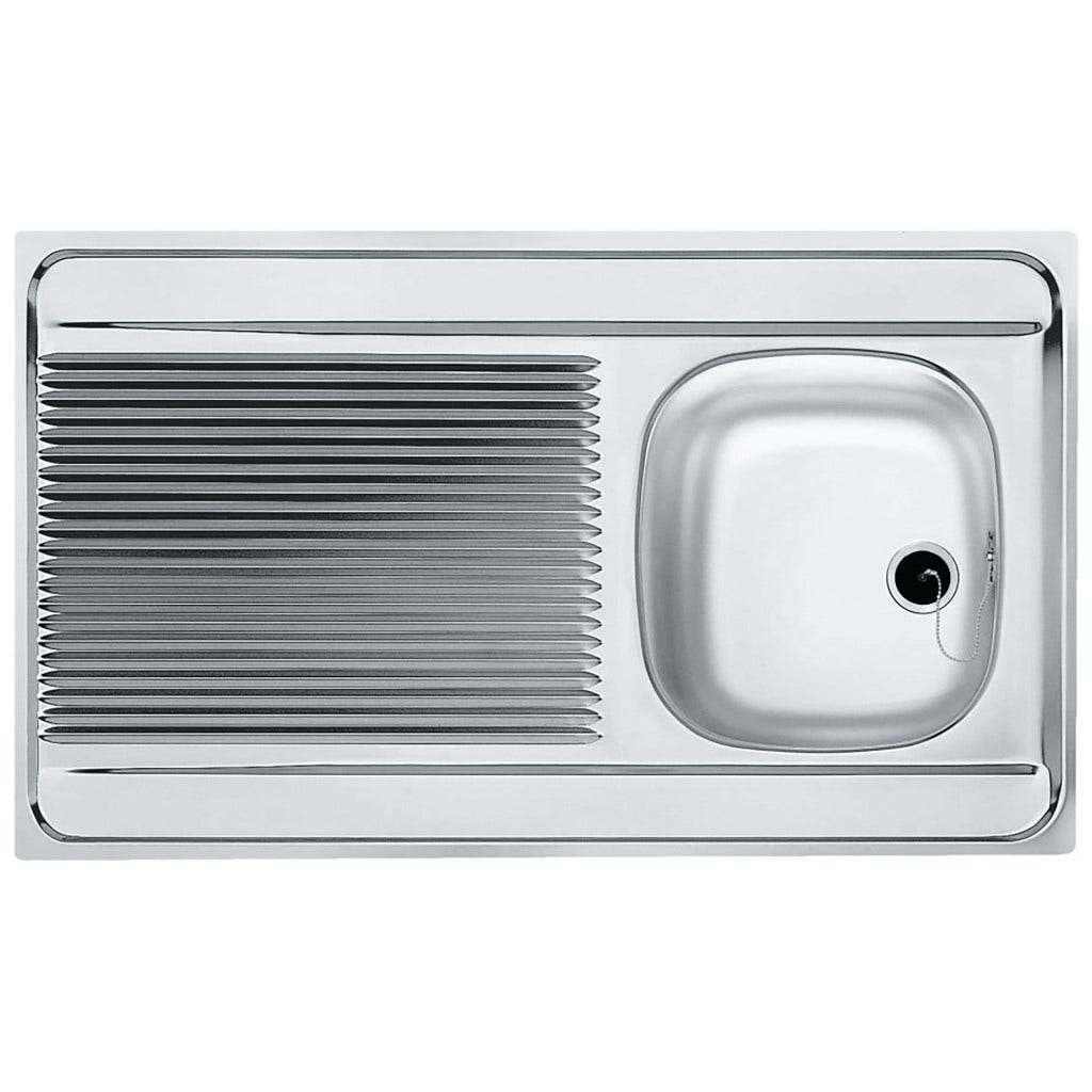 Évier inox MAN pour cuisine 100 x 60 cm | Leroy Merlin