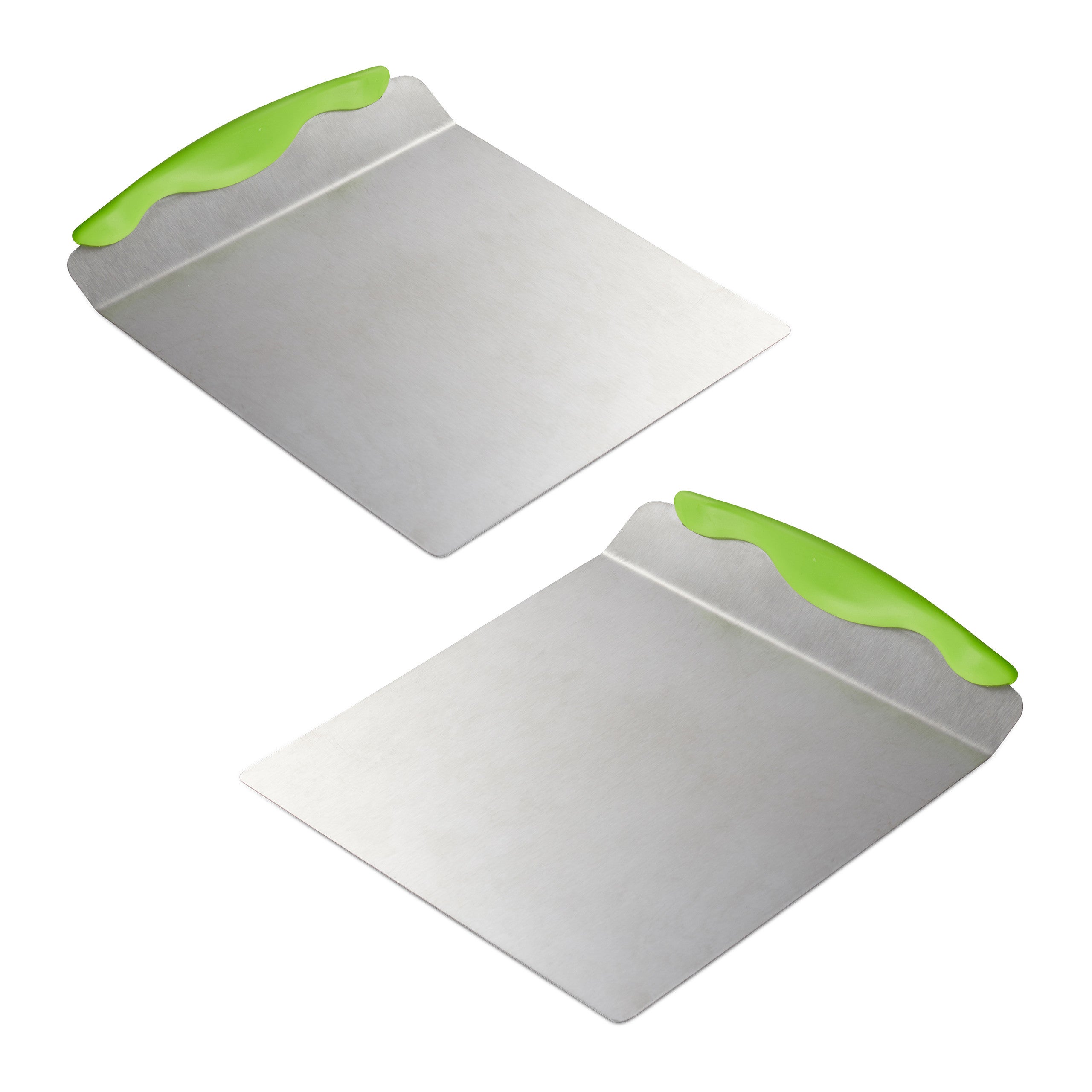 Pelle à tarte inox, lot de 2, palette gâteau cuisine poignée manche ...