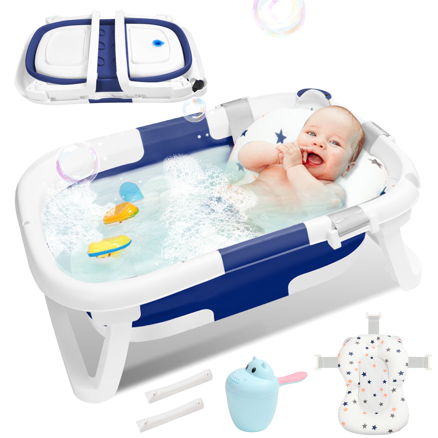 Baignoire pliable bébé pliante évolutive, bassin bébé baignoire ...