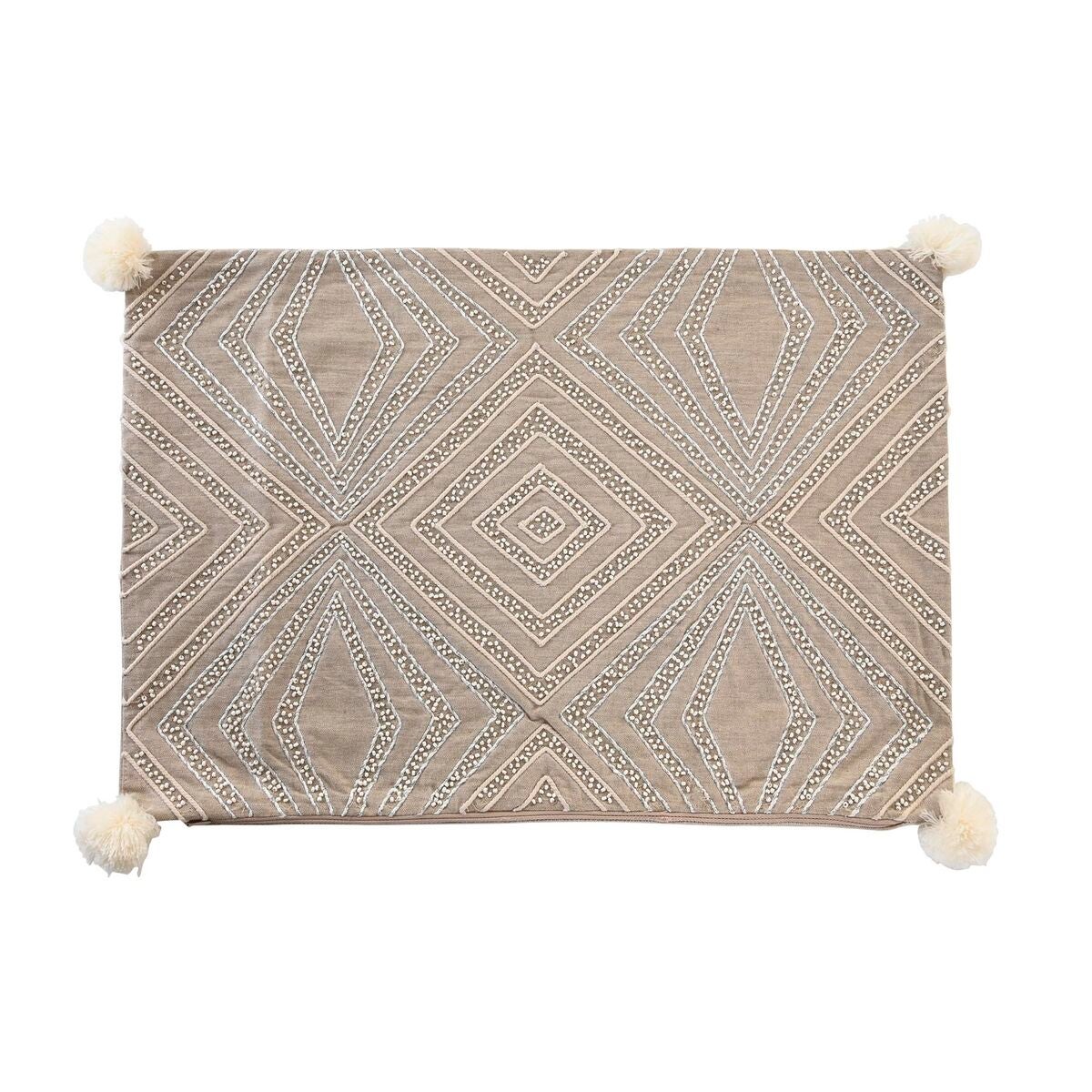 Housse de coussin DKD Home Decor 60 x 1 x 40 cm Gris | Leroy Merlin