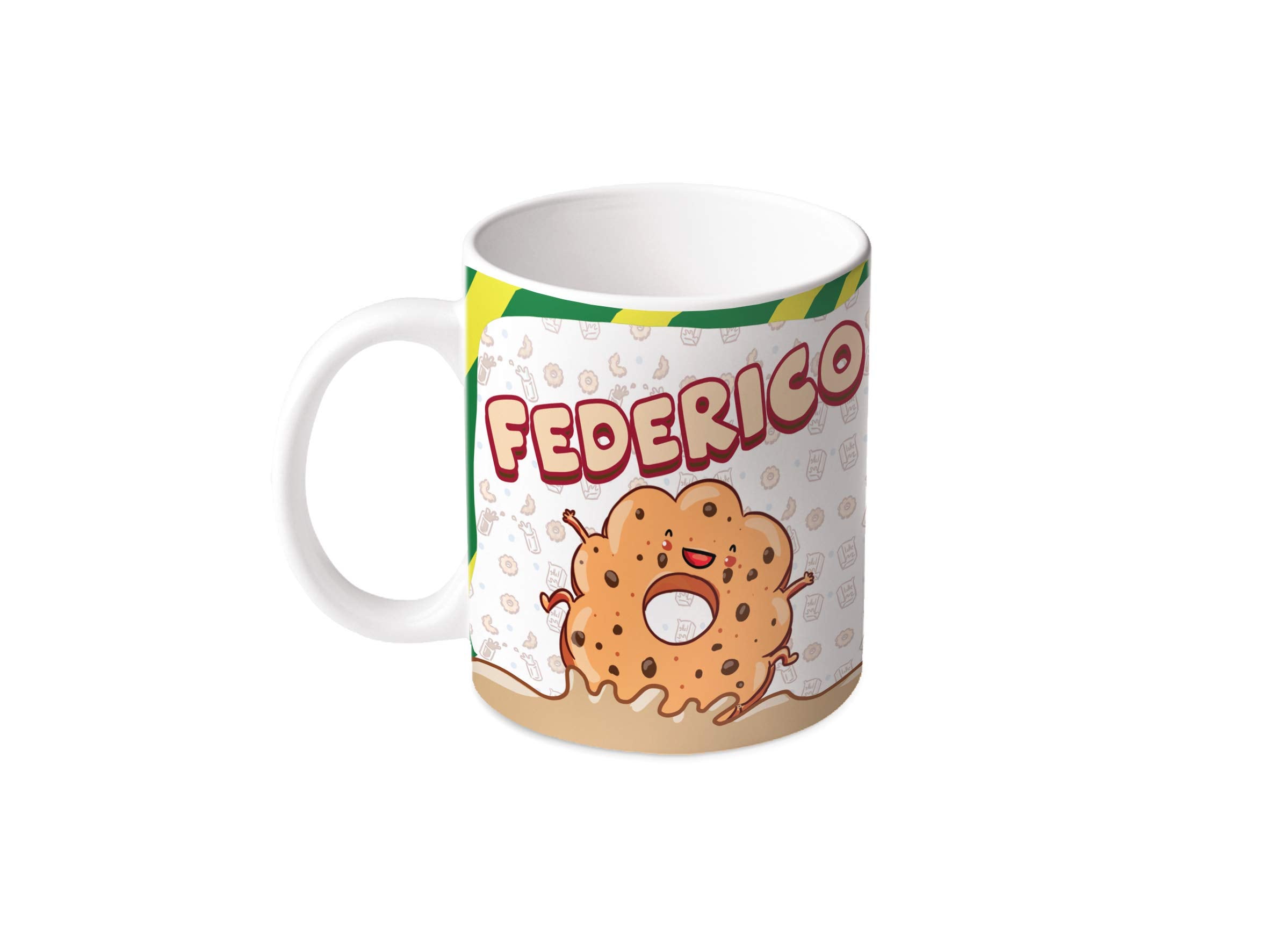 M.M. Group Tazza con Nome e significato Federico, 11 Ounces, Ceramica ... M.M. Group Tazza con Nome e significato Federico, 11 Ounces, Ceramica ...