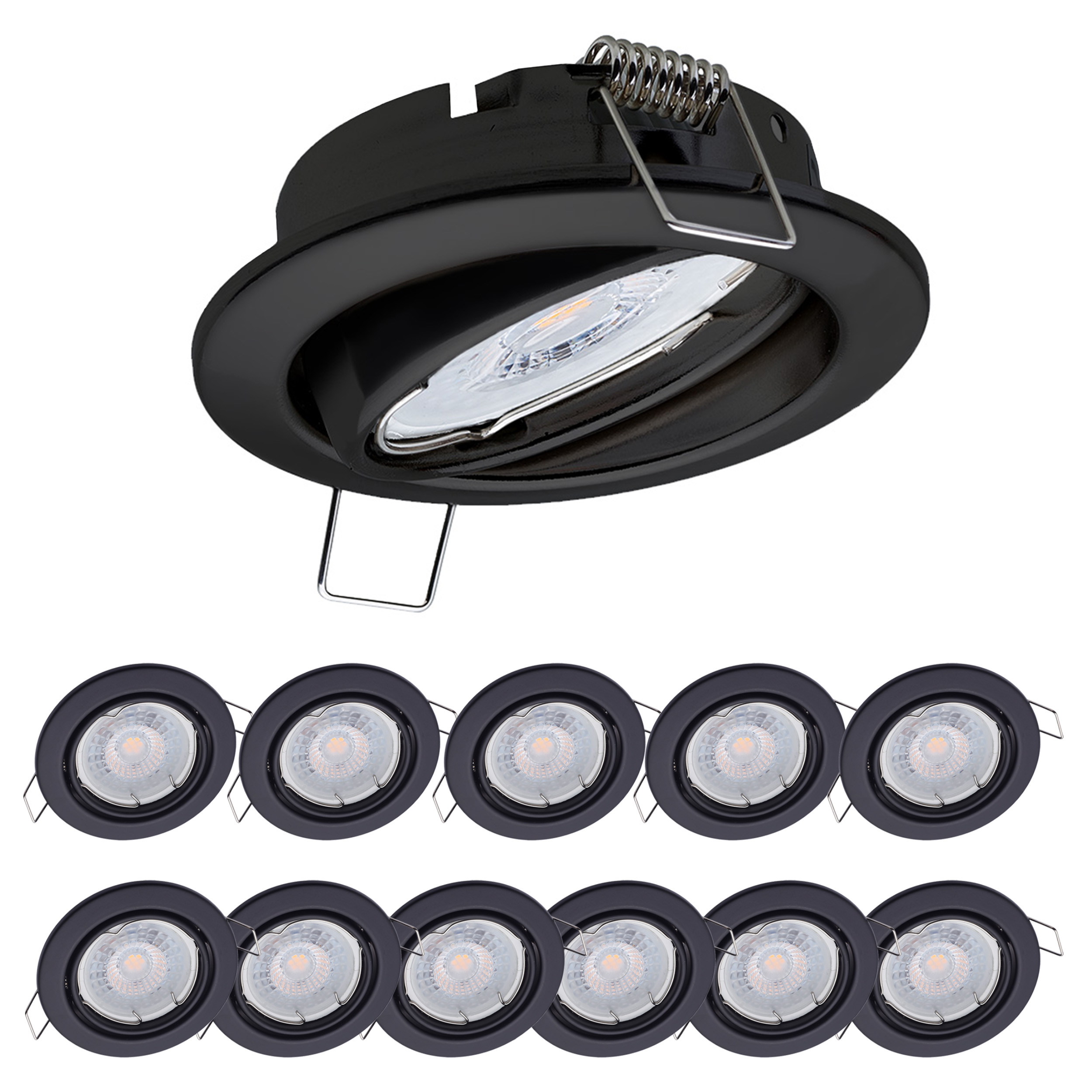 Oktaplex Dijon Kit 12 spots de plafond LED dimmables module 4,9W 3000K ...