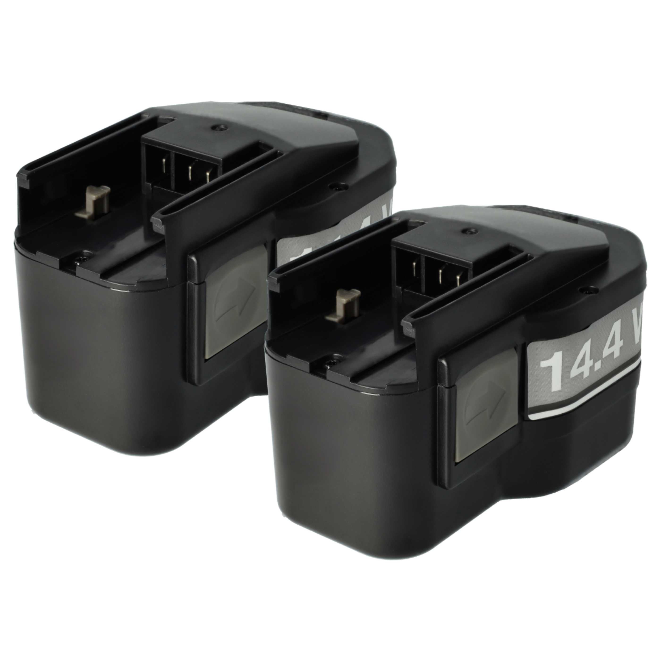 Vhbw 2x Batterie compatible avec Milwaukee PSG 14.4 Power Plus, PN 14.4 Power Plus, PPS14.4 ...