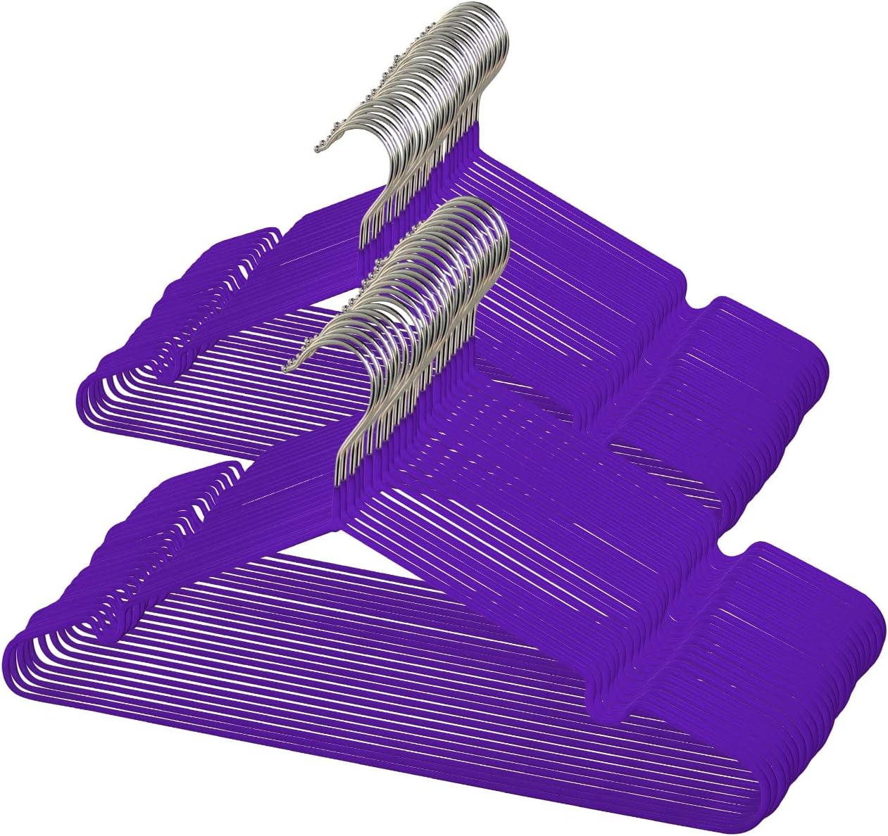 COM-FORT HOUSE | Percha Metal | Color Morado | Antideslizantes y ...