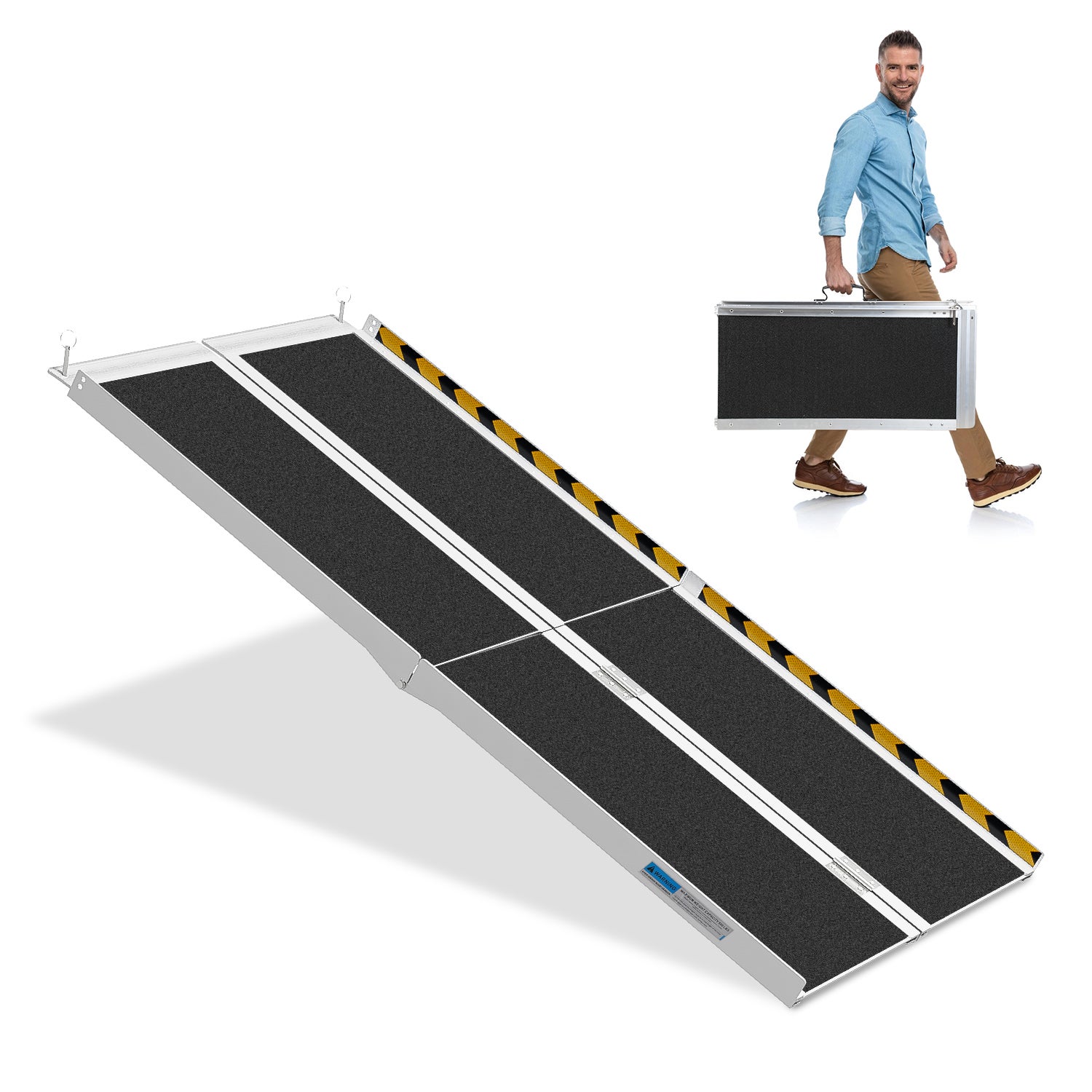 Rampe Fauteuil Roulant Rampe d'accès pliable Rampe en aluminium 2x, ace ...