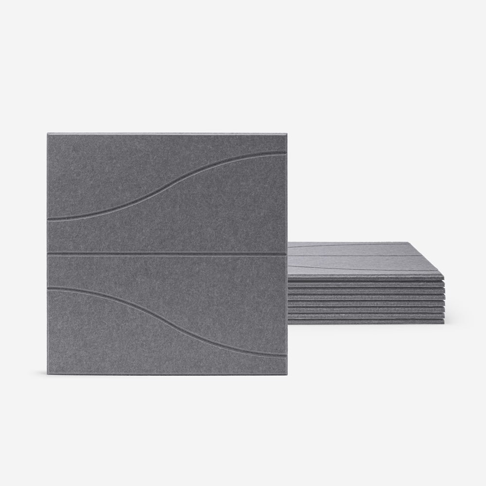 Conjunto 8 paneles absorbentes de sonido de diseño 60x60 en poliéster ...