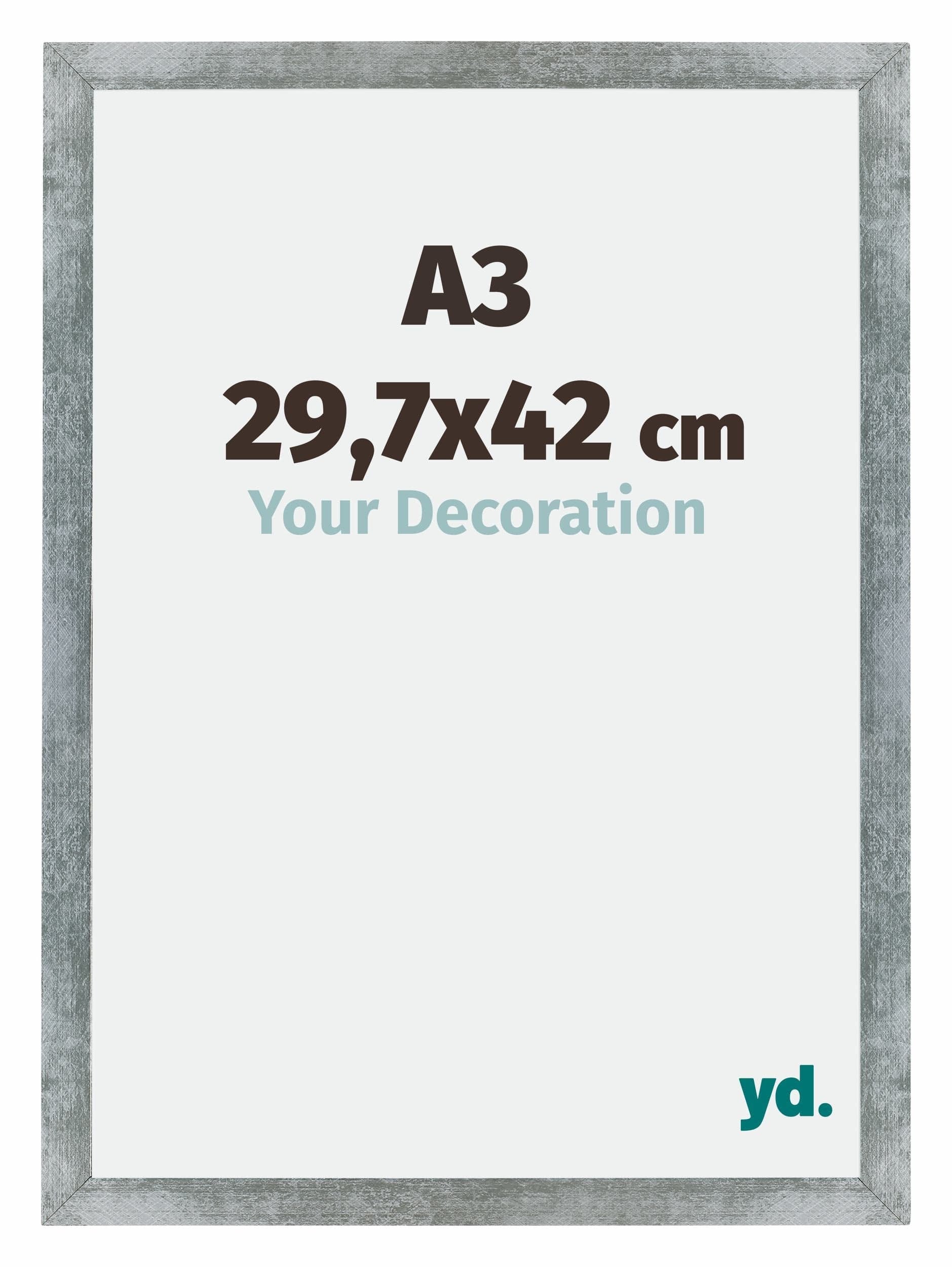 Yd. Cadre photo A3 29.7x42 cm - Fer Patine - MDF - Mura | Leroy Merlin