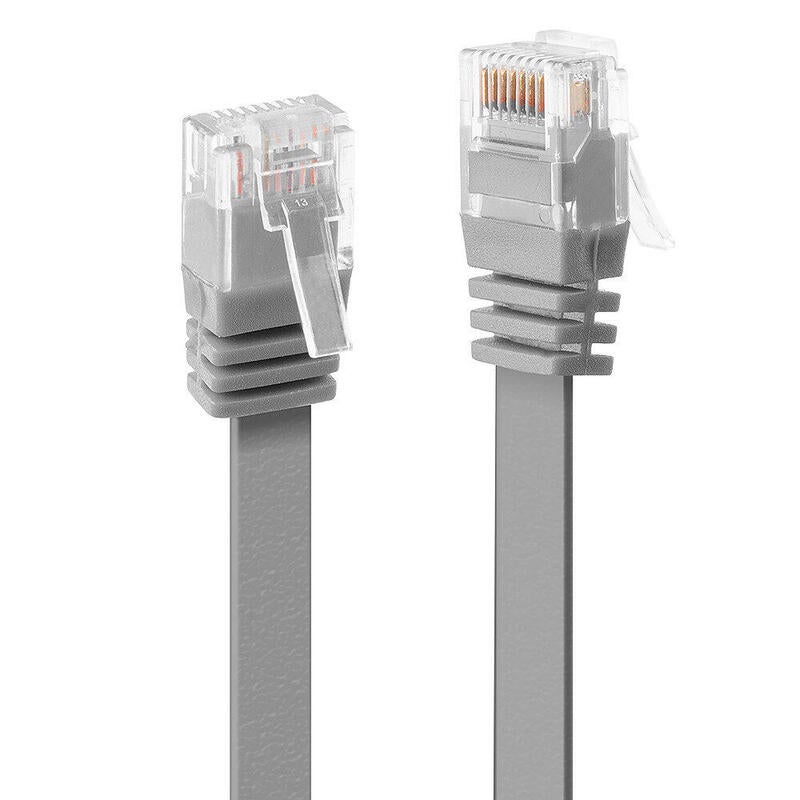 Lindy c ble r seau cat6 flachband ungeschirmt gris 2,00m | Leroy Merlin