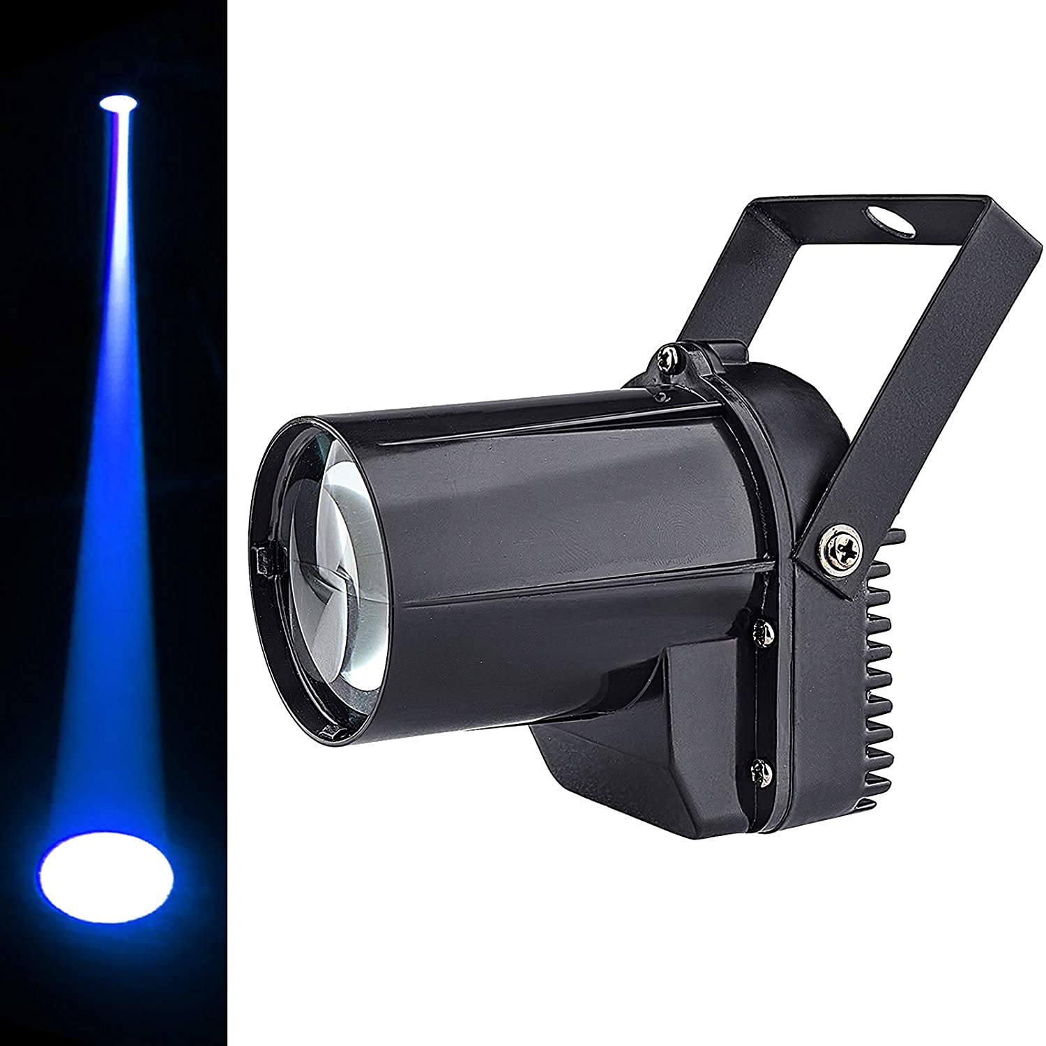 Projecteurs pin spot, 3W Spotlight LED Bleu Faisceau, Pinspot Lumière ...
