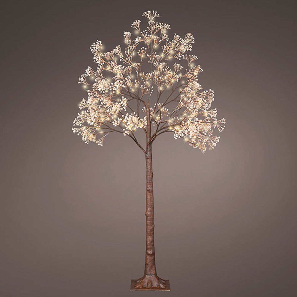 Gypsophila albero led glitter ip44 150cm 126 led | Leroy Merlin