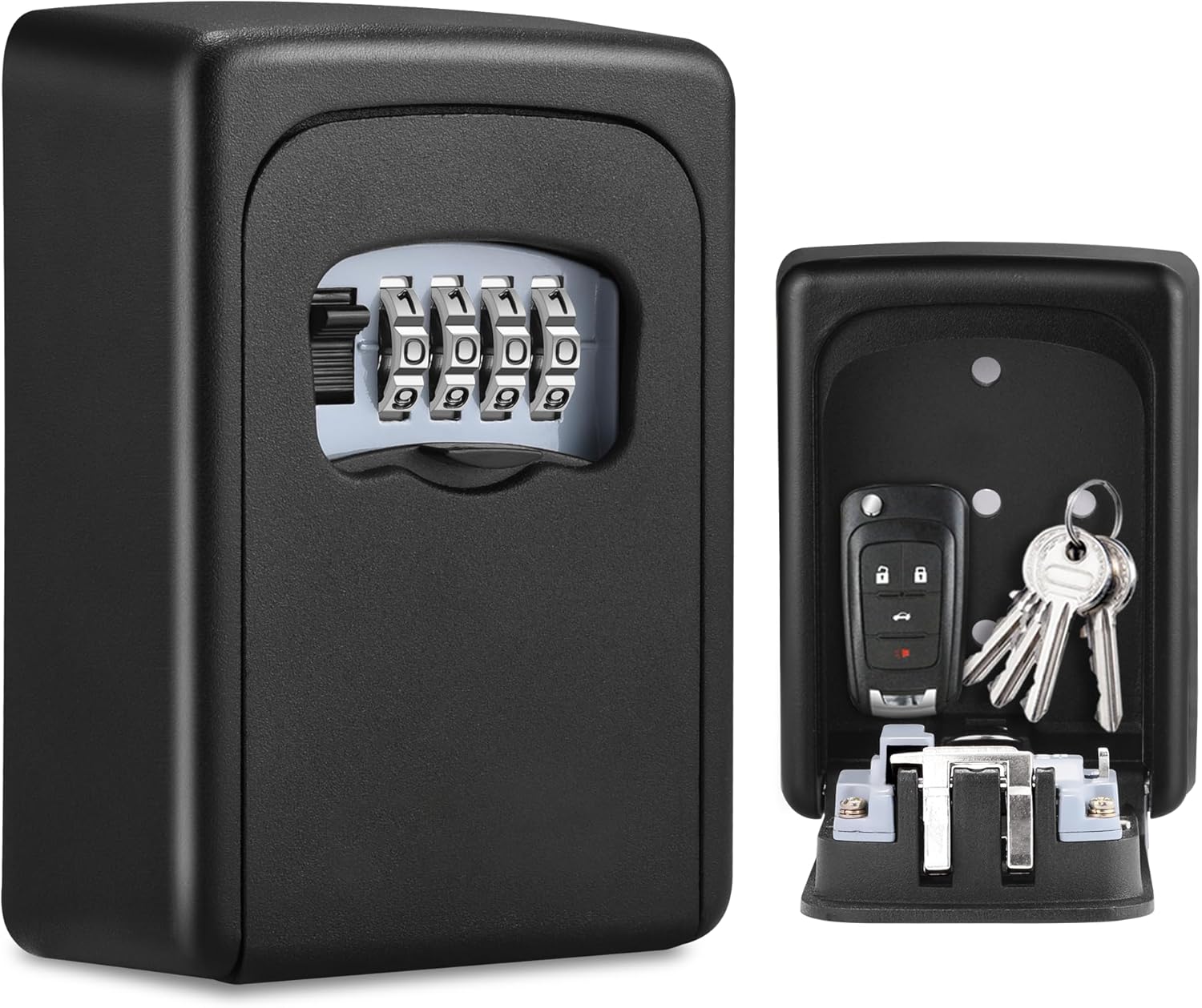 Boite à Clefs, Murale Boite a Clé avec Code à 4 Chiffres, Boite à Clé ...