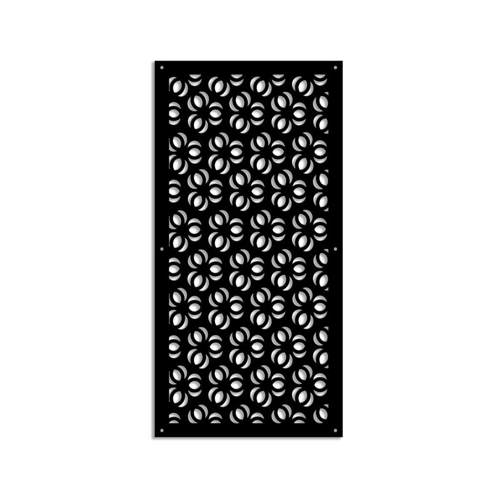 ELIPSE - Panel PVC perforado - Parasol 47x94 cm negro | Leroy Merlin