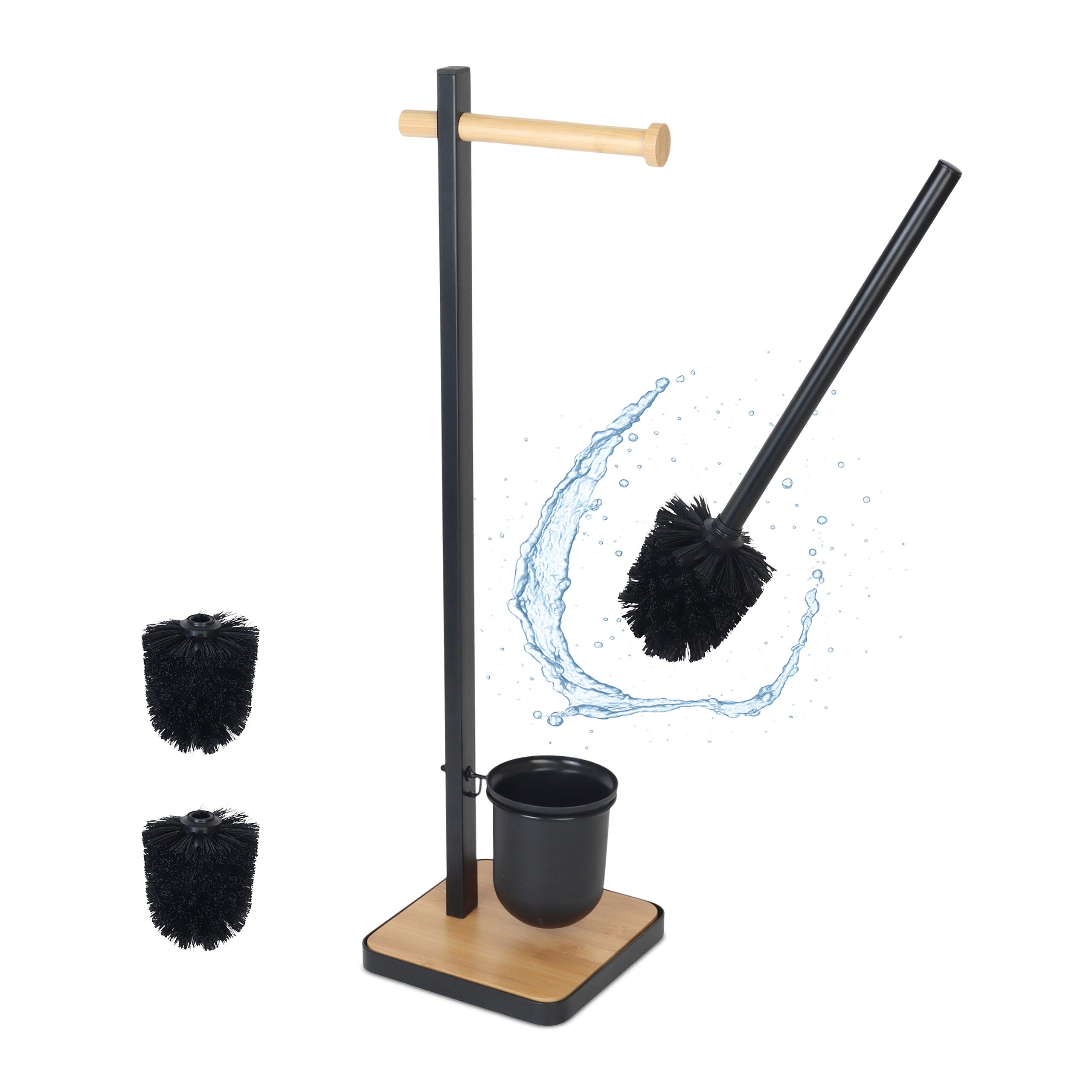 Sevrviteur WC, mélange de matériaux, non fixe, design moderne, H x L x ...