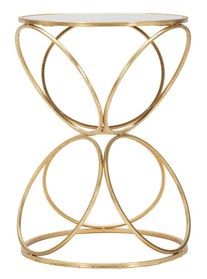 Table d'Appoint Design "Circle" 53cm Or | Leroy Merlin