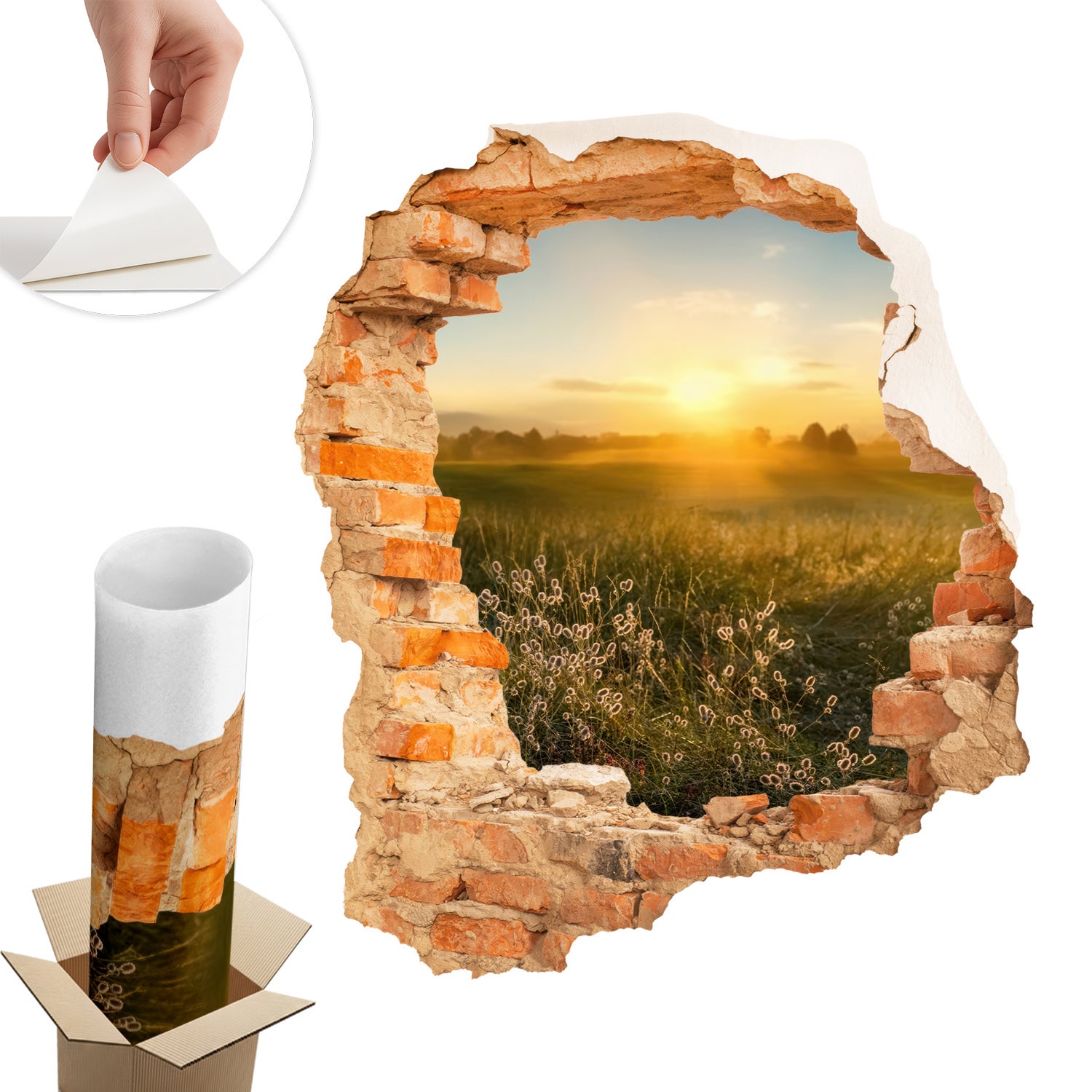 Sticker mural autocollant - film décoratif - surface universelle ...