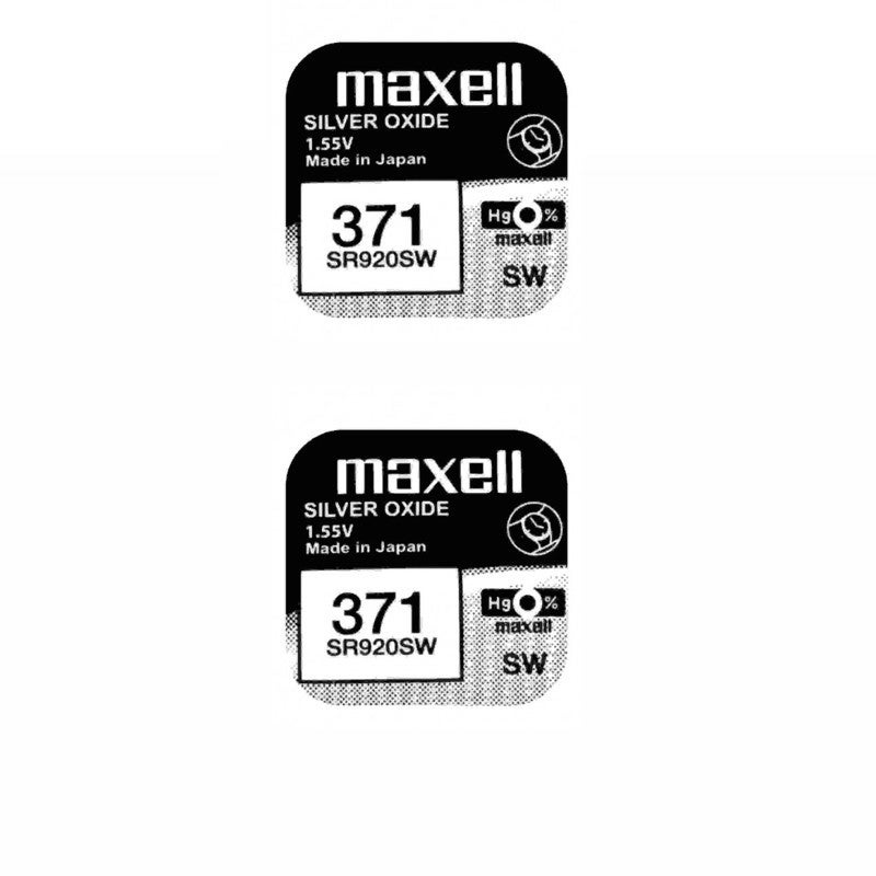 2 piles Maxell 371 SR920SW | Leroy Merlin