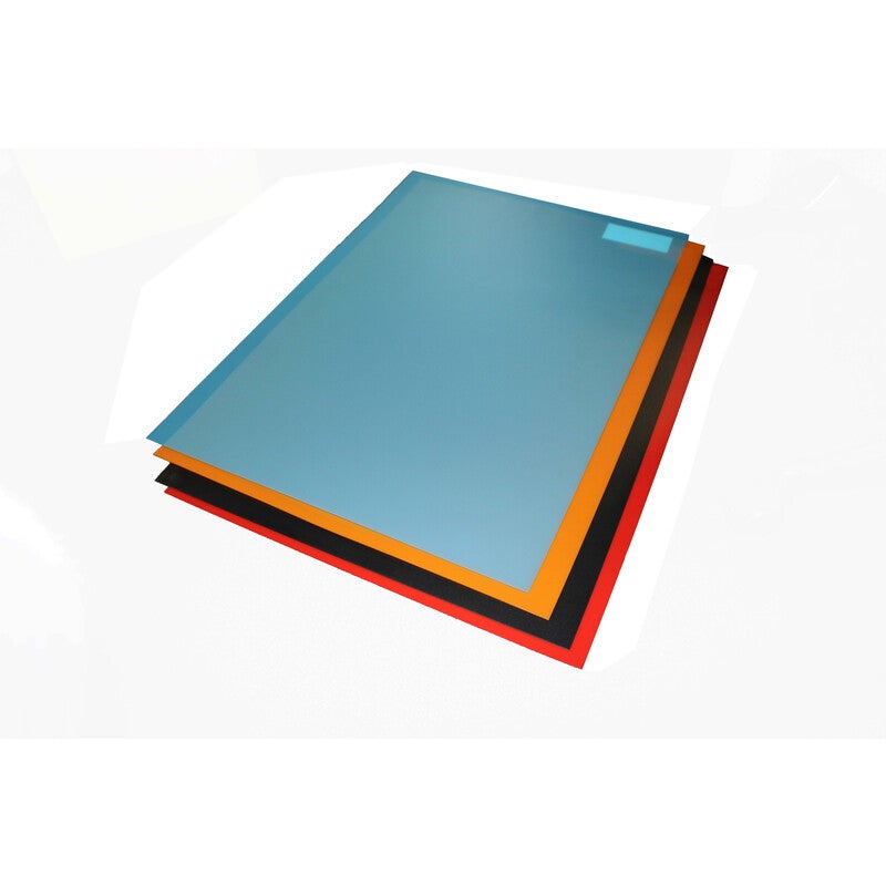 Feuille de polypropylène compact et plein 1 mm (5 coloris) - Bleu ...