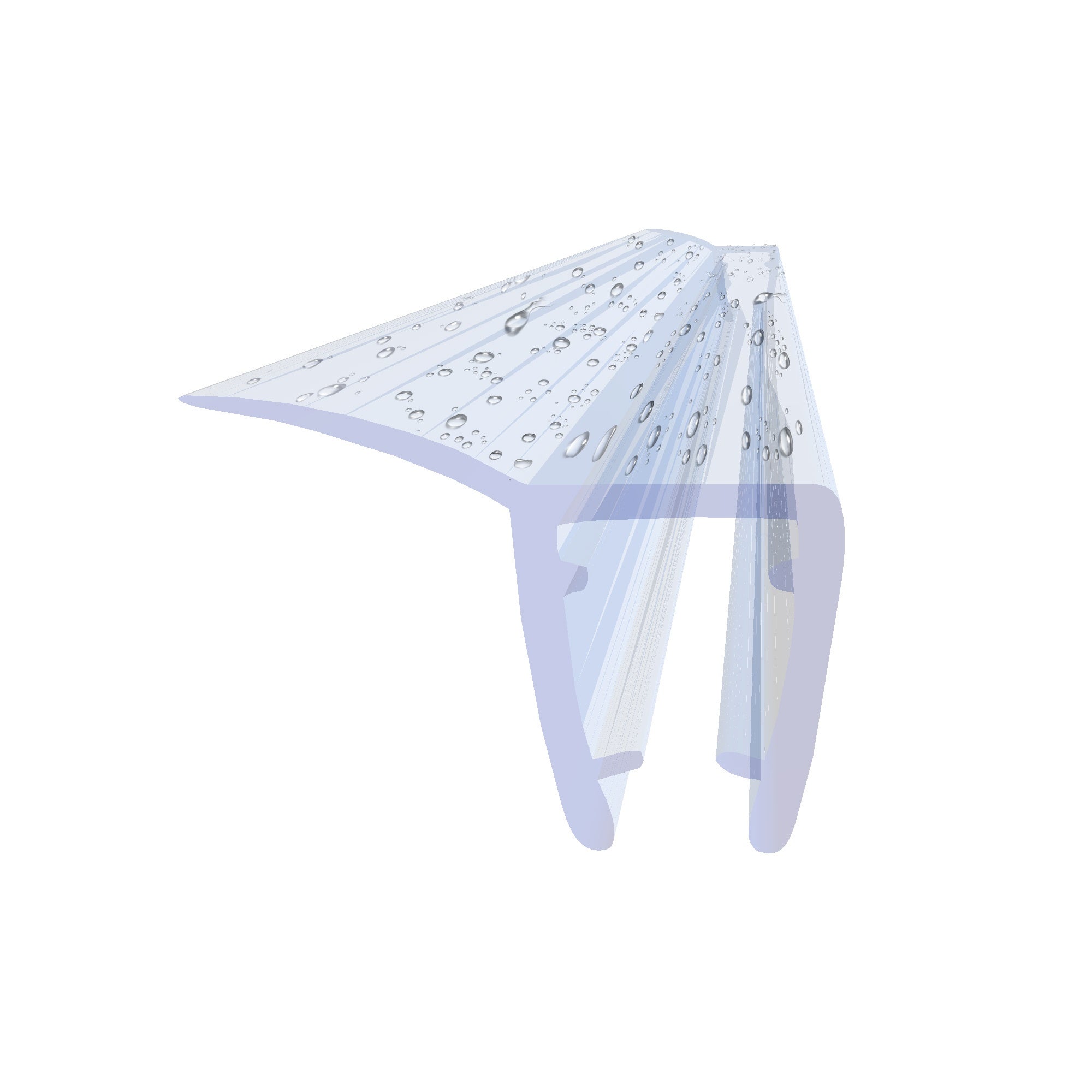 Joint de douche DK10 6 mm pour cabine de douche 140 cm PCV transparent ...