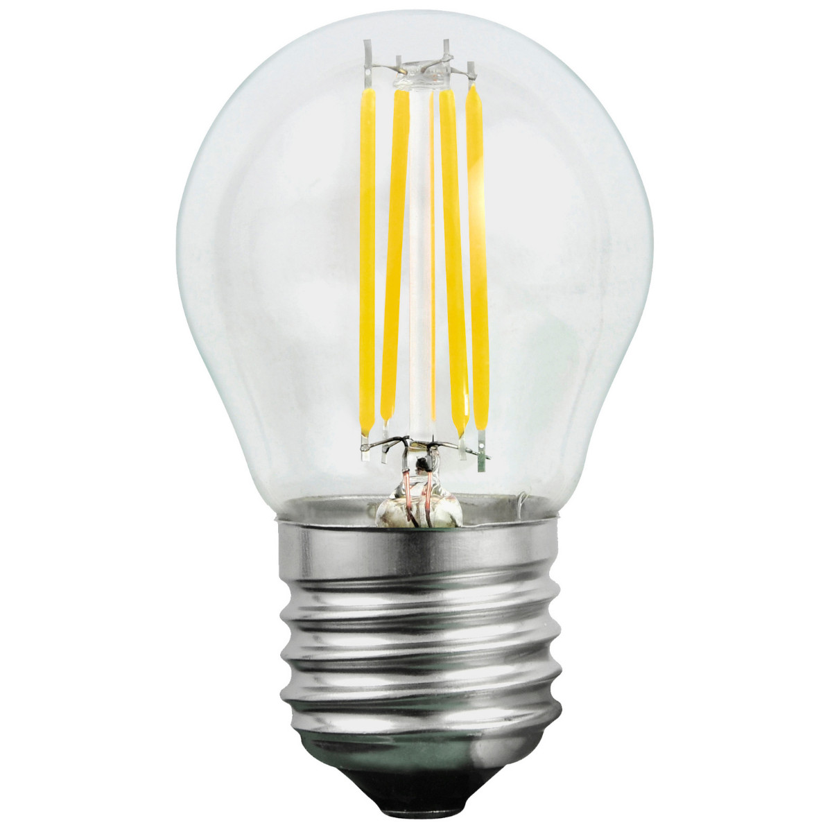 Żarówka LED COB E27 4W kulka przezroczysta Ciepła biel 3000K 400lm ...
