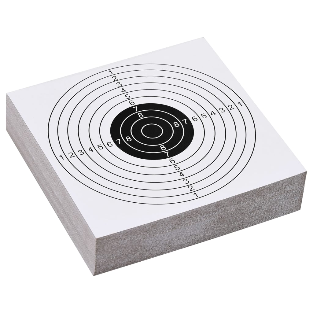 Objetivos de tiro al blanco de papel 100 piezas 15x15 cm vidaXL | Leroy ...