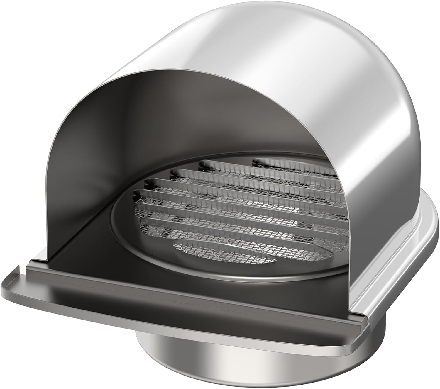 Évent mural, évent avec grille, évent de sécheuse en acier inoxydable ...