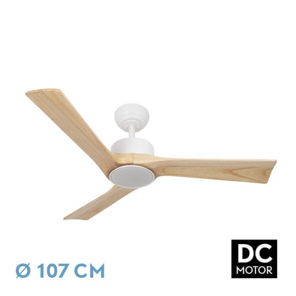 VENTILADOR 24W ORINOCO BLANCO Ø107 | Leroy Merlin