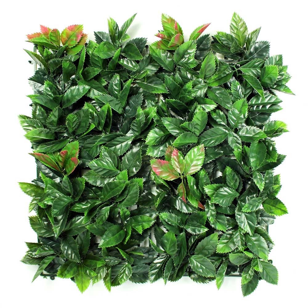 Mur végétal artificiel Laurier - 1m x 1m - EXELGREEN | Leroy Merlin