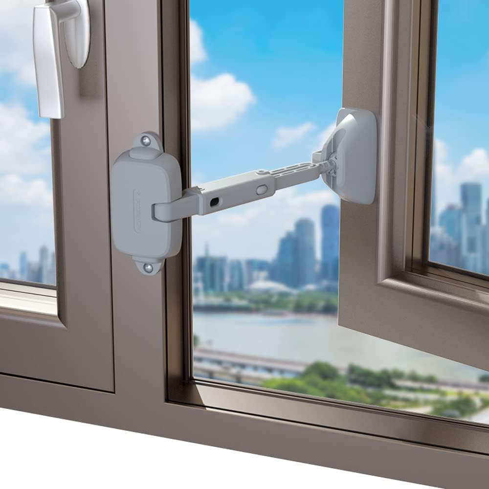 Limitador de ventana de seguridad para niños para cerraduras de ventana ...