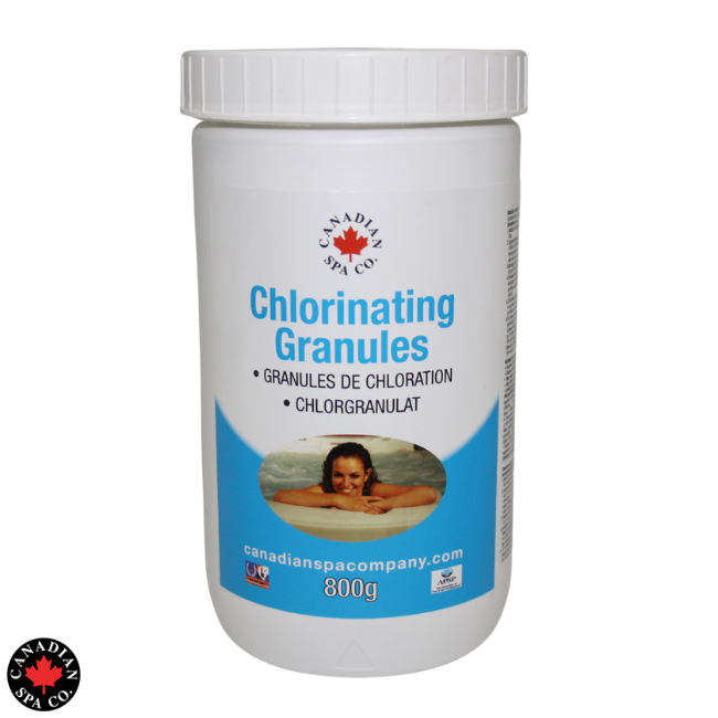 Chlore en granules pour Spa - 100 % Désinfection - 800g | Leroy Merlin