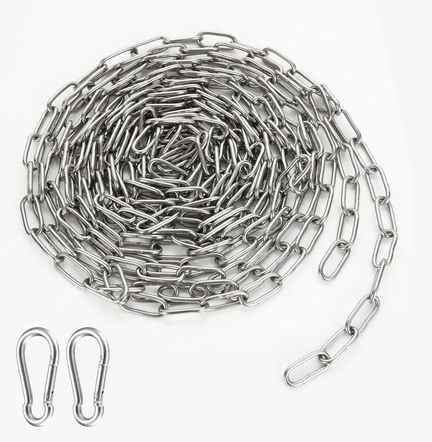 6 M Chaîne en Acier Inoxydable 304 Avec Maillons Soudés en Acier pour ...