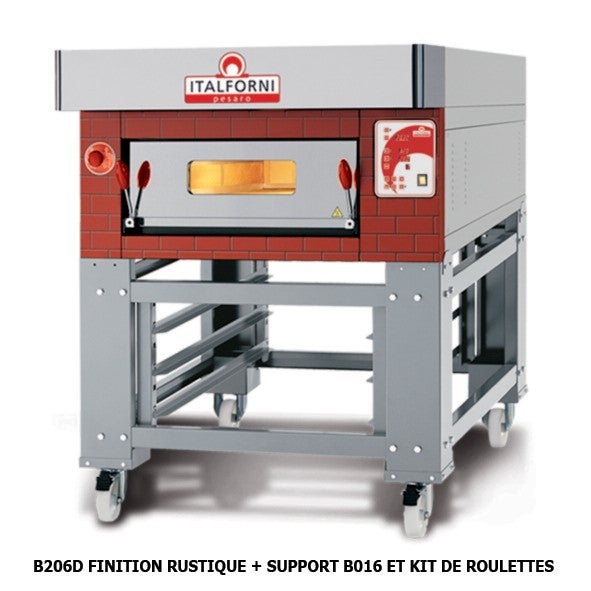 Four à Pizza Professionnel Electrique - 1 Chambre - 6 Pizza - ITALFORNI ...