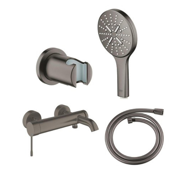 GROHE Essence New mitigeur bain/douche avec set de douchette à main 3 ...
