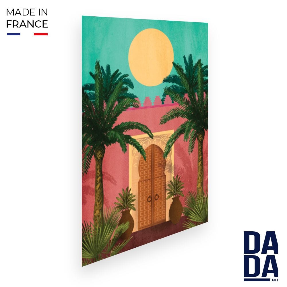 Affiche Oasis Ensoleillée 60x80cm Fabriqué En France Dada Art