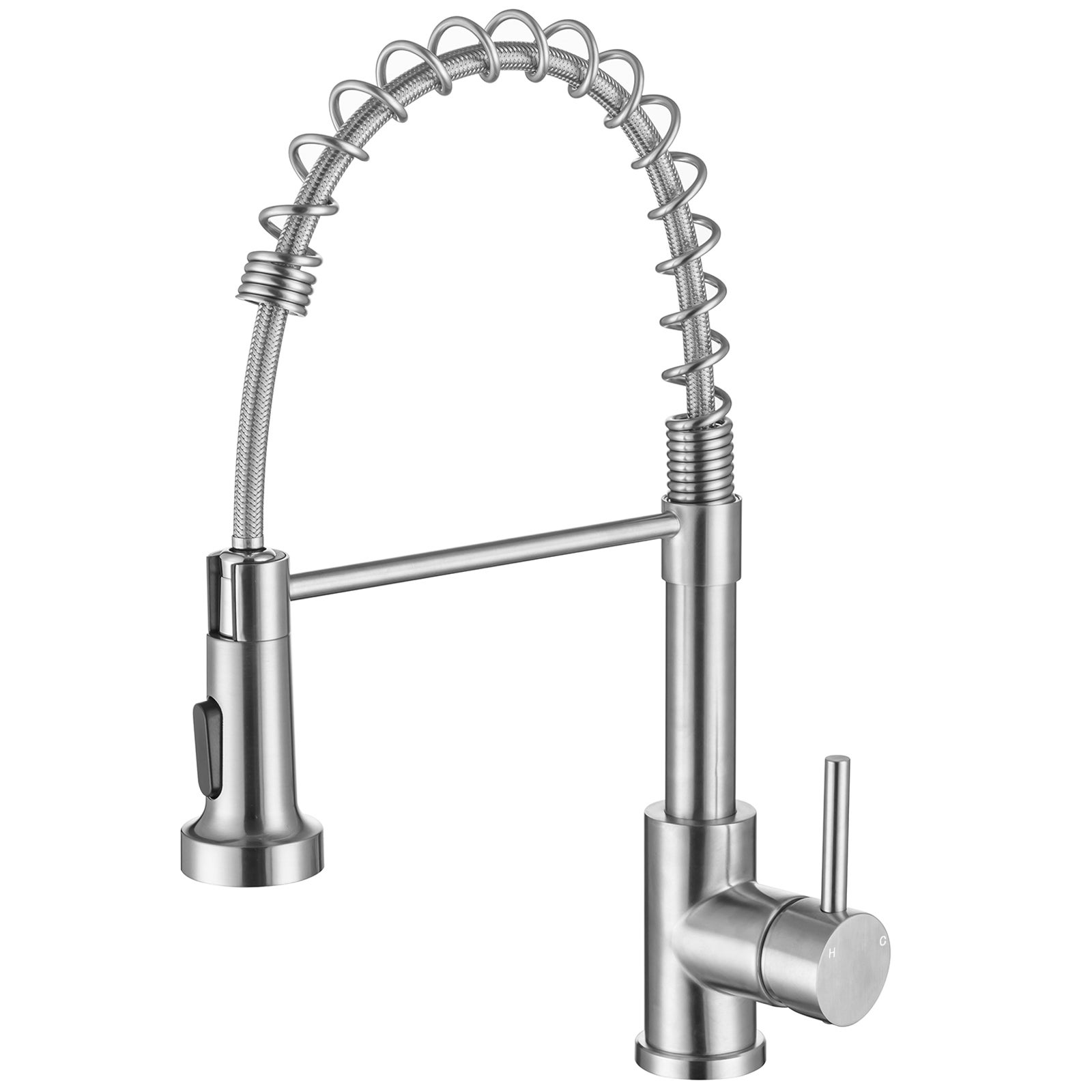 Robinet de cuisine avec douchette, Rotation 360°, 2 jets, Finition ...