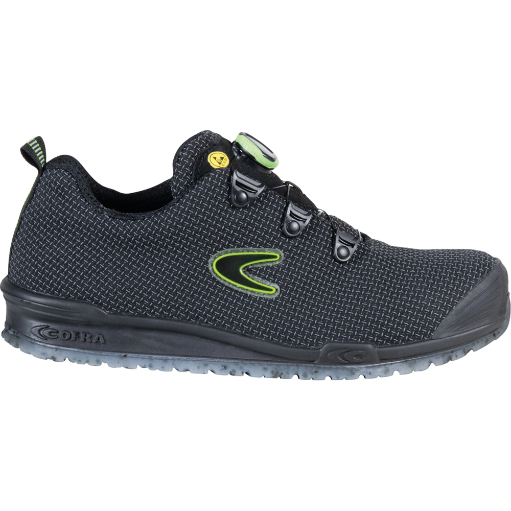 Chaussures de sécurité basses COFRA MALMO ESD S3S FO SR Noir 46 | Leroy ...