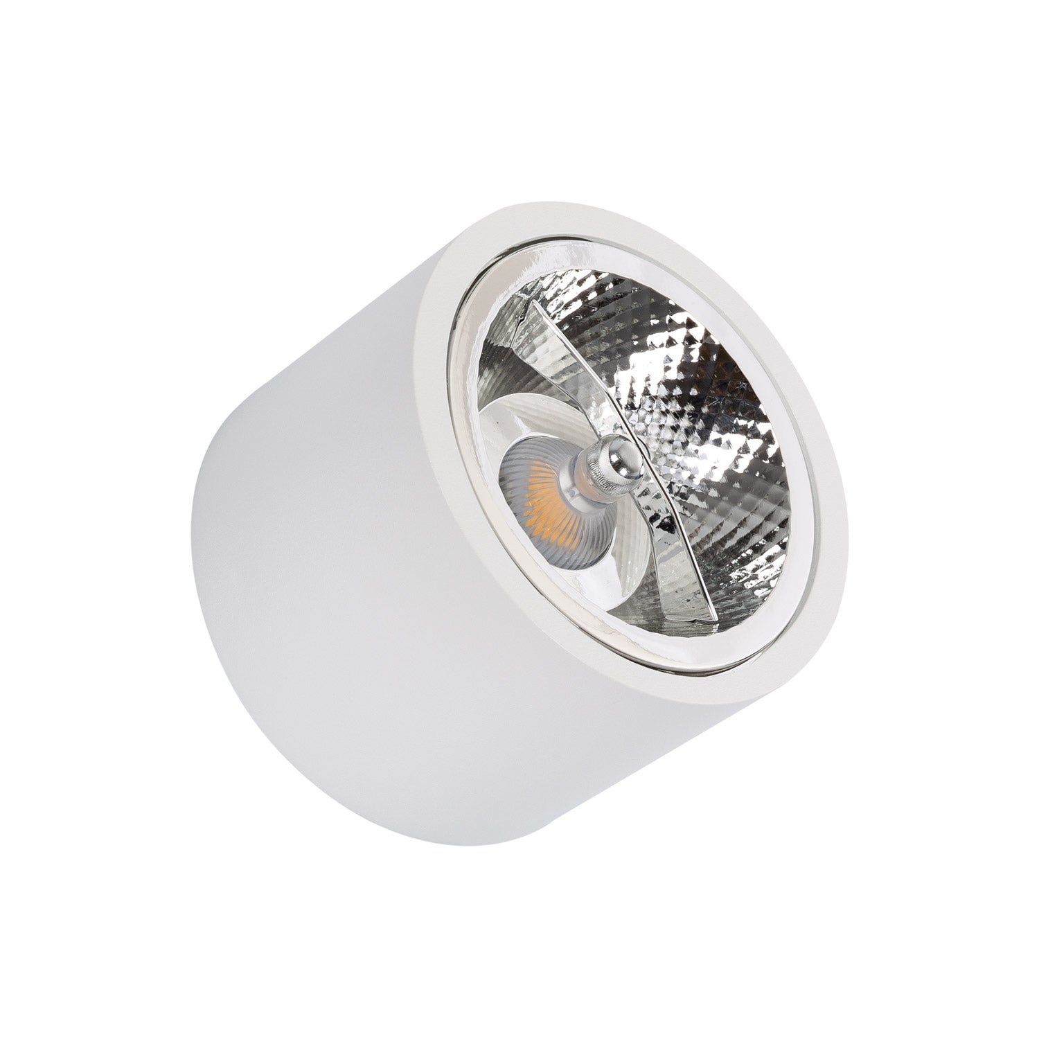 Downlight LED 12W Rond en Saillie GU10 AR111 No Flicker 3000K Blanc ...