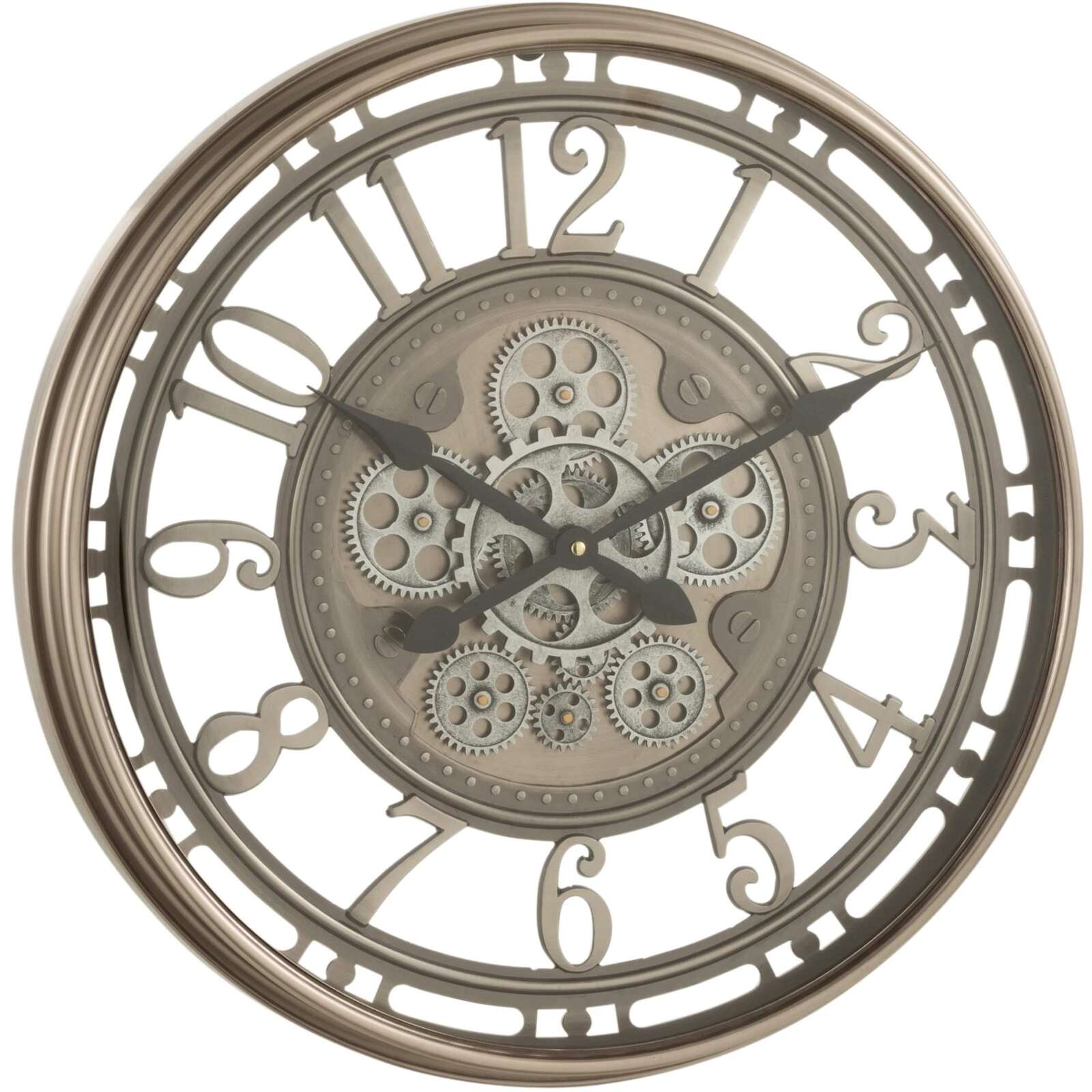 Horloge murale Rebuck en Métal 53 x 8 x 53 cm Bronze | Leroy Merlin