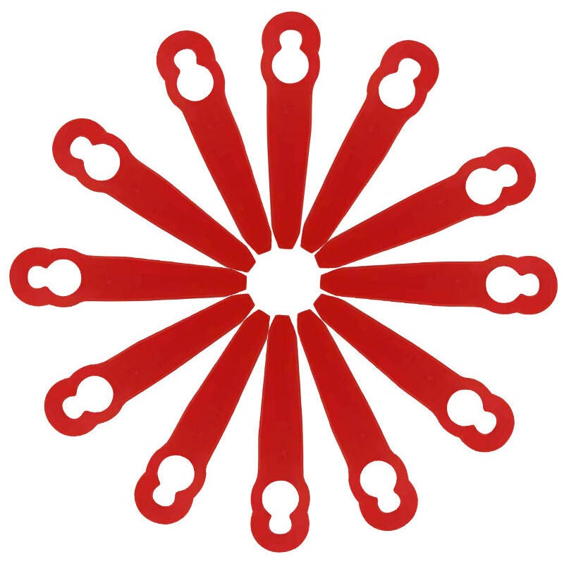 Cuchillas de repuesto de plástico para accesorios de cortabordes (sobre ...