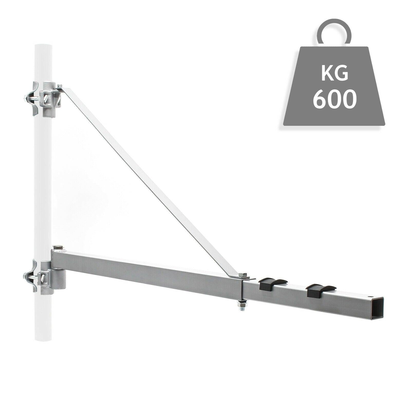 Bras pivotant levage palan support 600g 110cm treuil câble potence ...