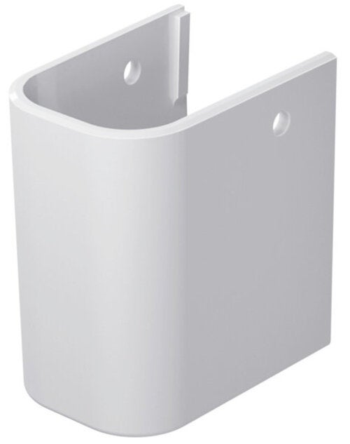 Duravit demi-colonne Happy D.2 pour lave-mains 50cm, Farbe: Blanc avec ...