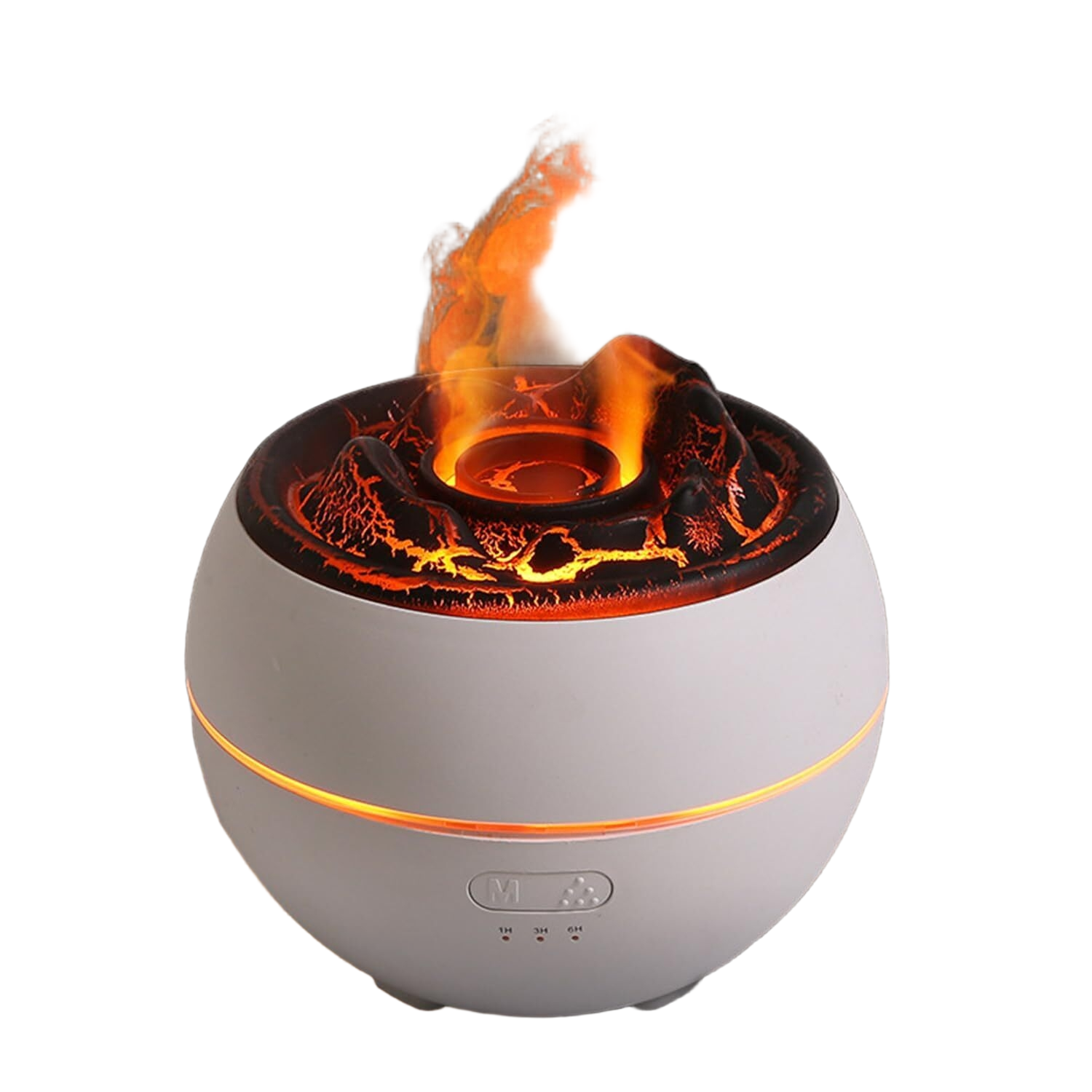 Diffuseur D'Arômes avec Effet Flamme, Humidificateur d'air, Timer ...