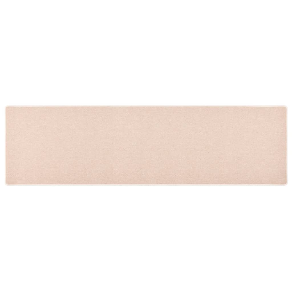 Tapis de couloir Marron clair 50x200 cm vidaXL | Leroy Merlin