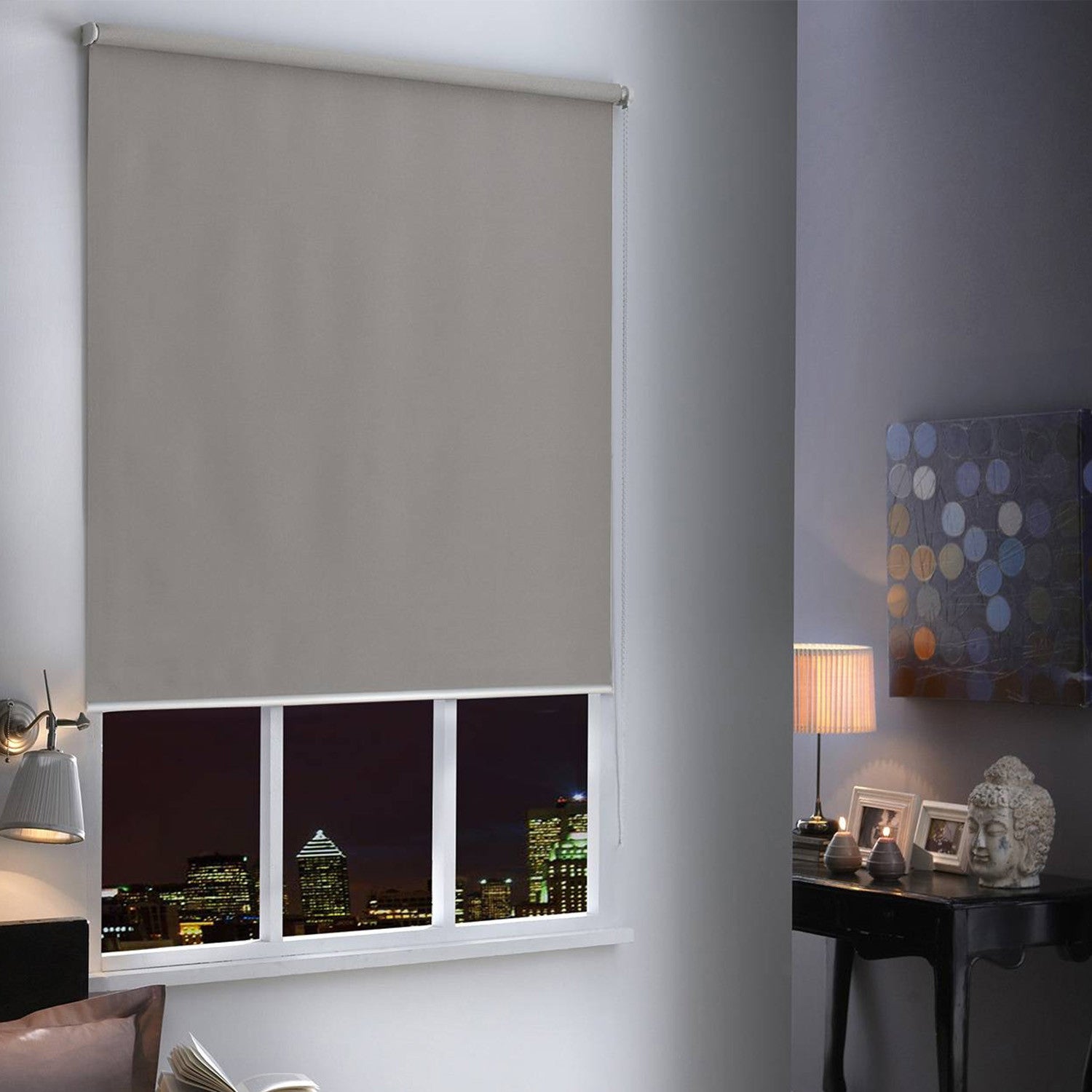 MADECOSTORE Store enrouleur occultant sans percer - gamme Must - Gris ...