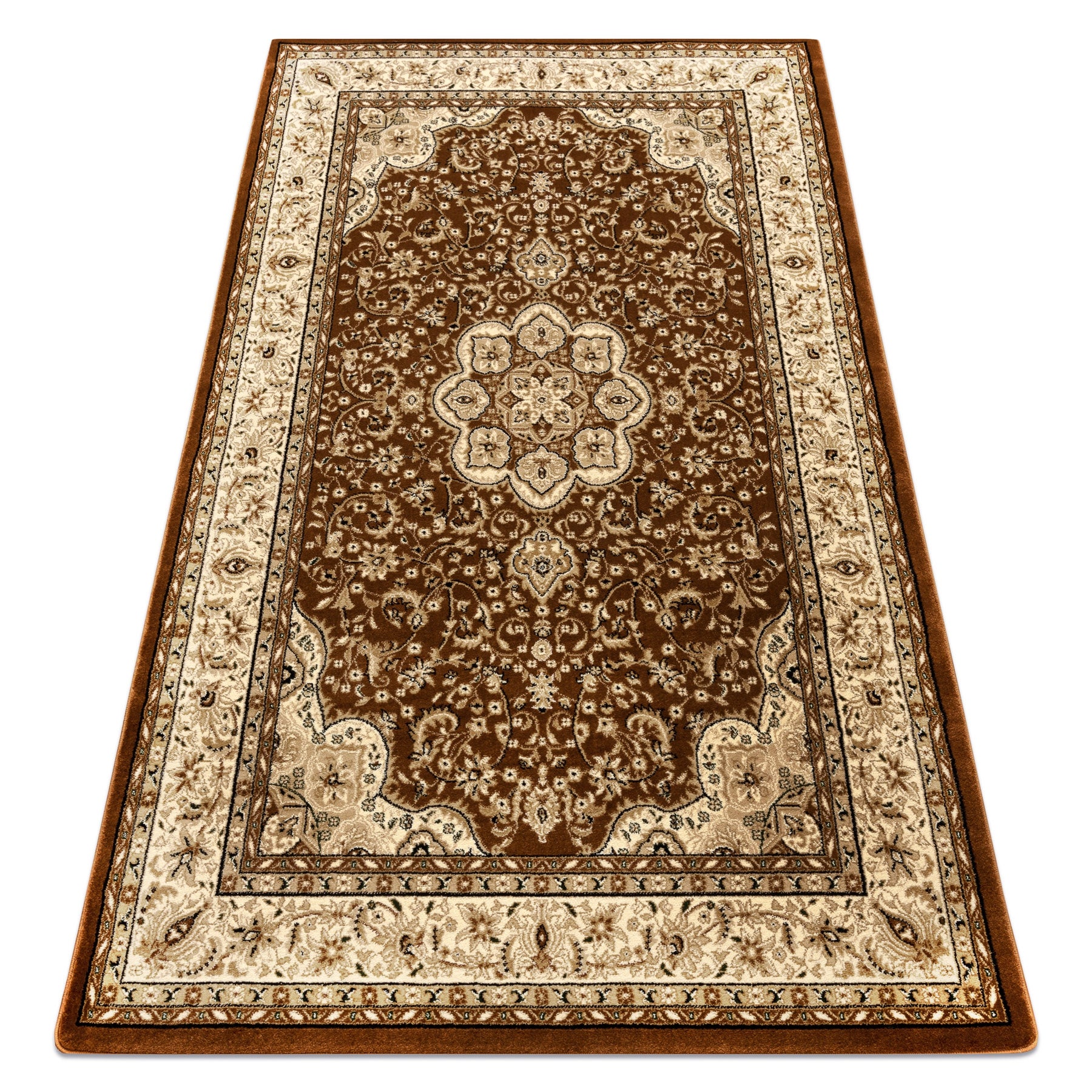 Tapis ROYAL AGY modèle 0521 marron 200x290 cm | Leroy Merlin